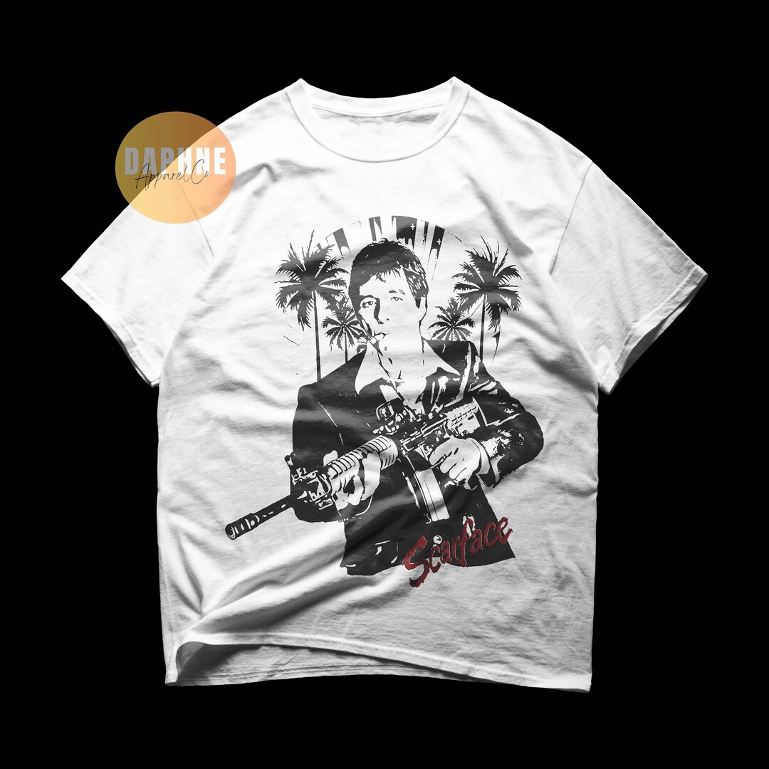 Vintage Scarface Shirt Tony Montana Tee Unique Design Al Pacino the ...