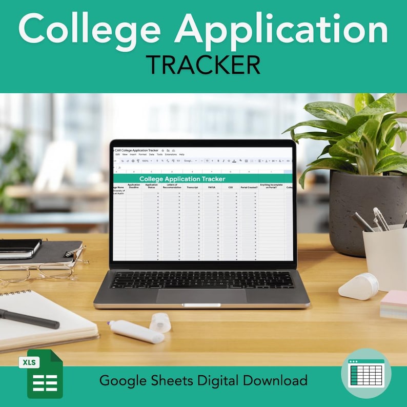 College Application Tracker - Etsy