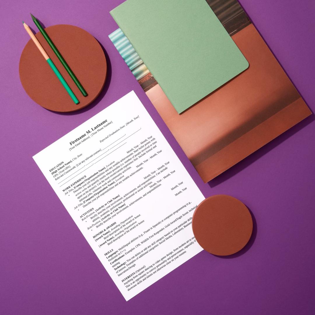 Resume Template for Top Tier College Applications - Etsy