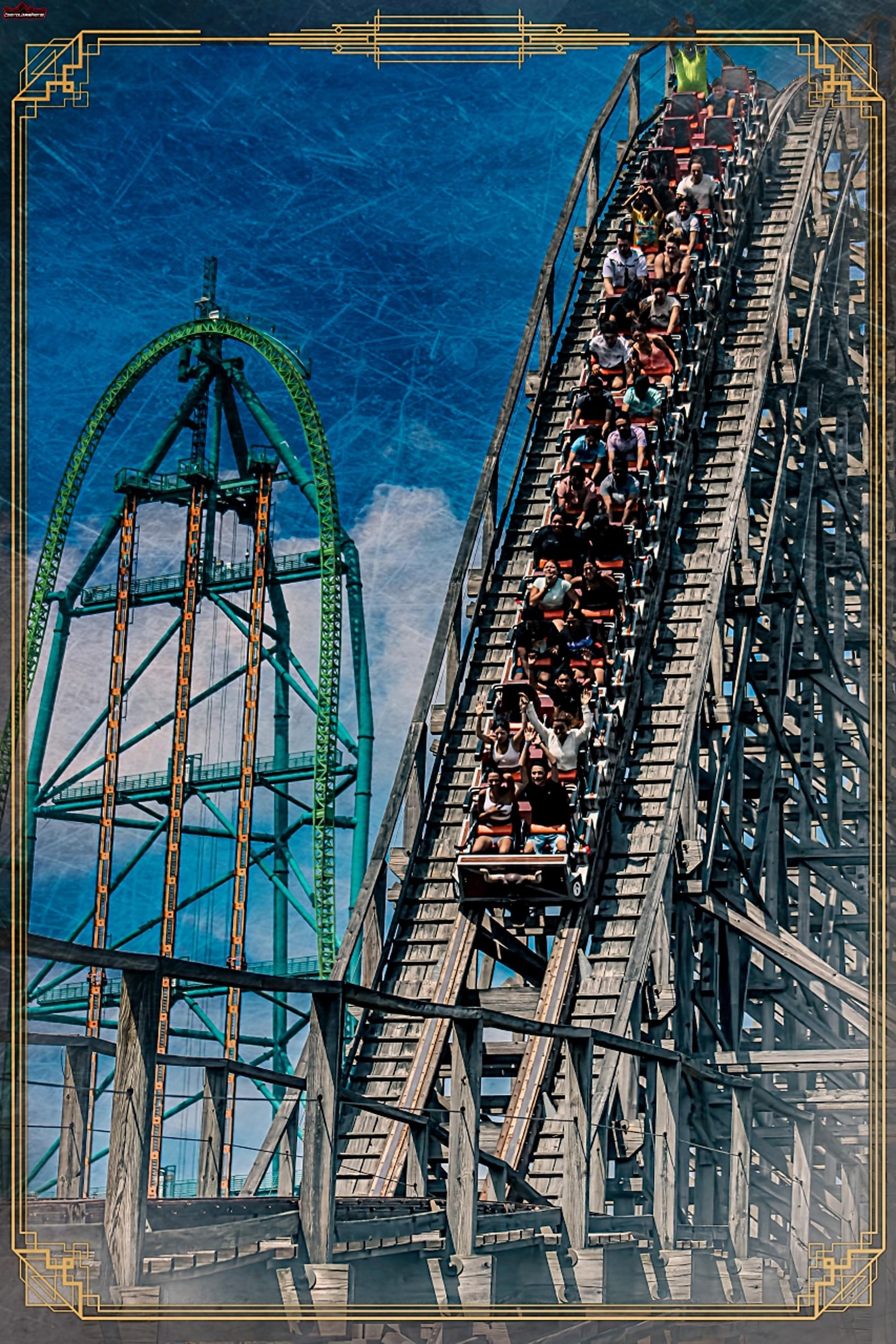 El Toro & Kingda Ka Rollercoasters @ Six Flags Great Adventure, Custom 8x10 Photograph - Etsy UK