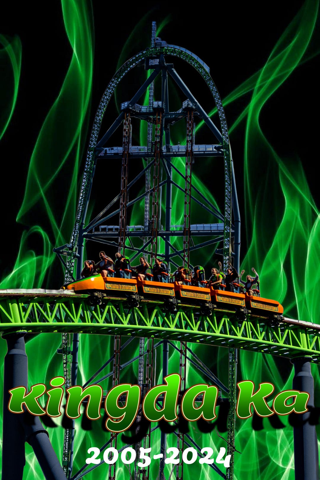 Kingda Ka Roller Coaster, Six Flags Great Adventure, Custom 8x10 Photograph - Etsy