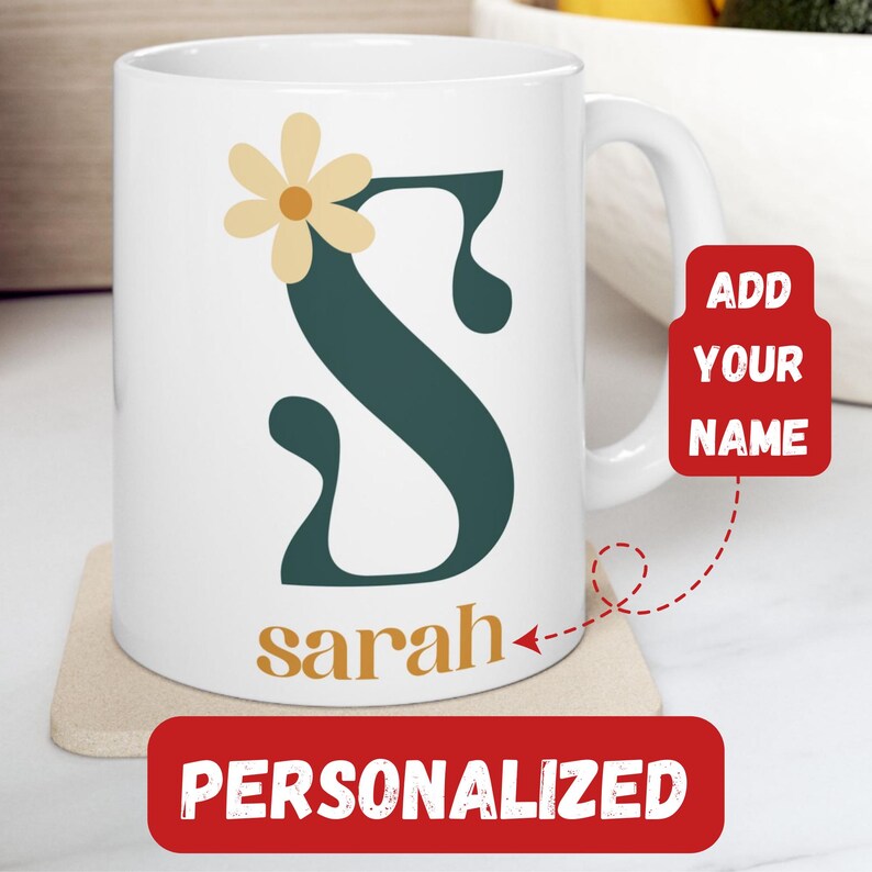 Personalized Mug Gift With Name Custom Birthday Gift for Friend Retro ...