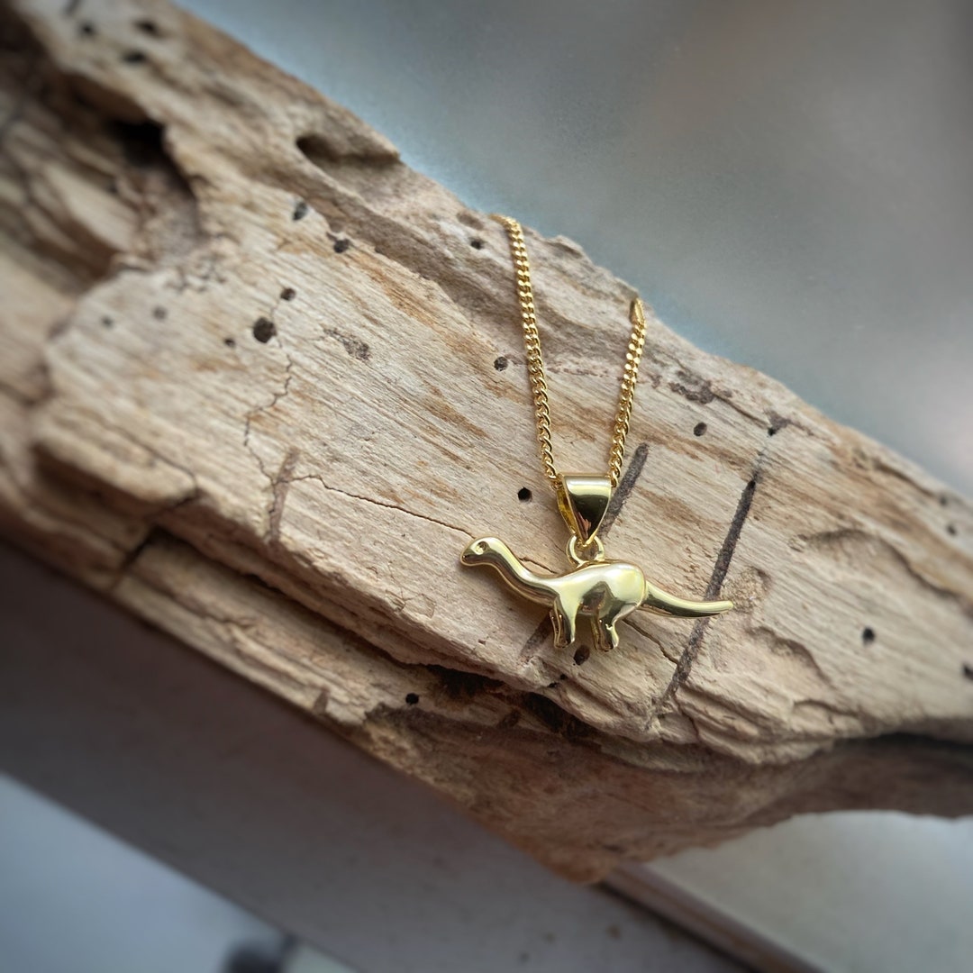 Dinosaur Charm Necklaces! Brontosaurus, Brachiosaurus, Apatosaurus on a ...