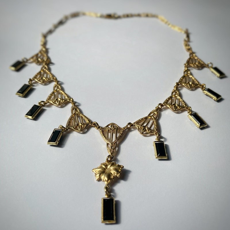 Art Deco Necklace - Etsy