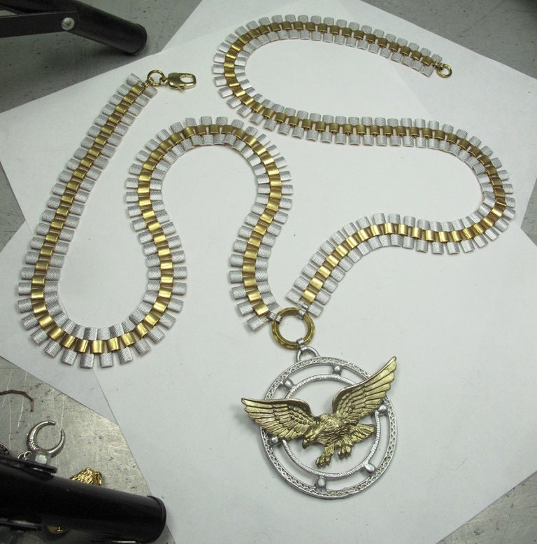 Eagle Chain of Office / Livery Collar - Two-tone, Medieval, Silver and ...