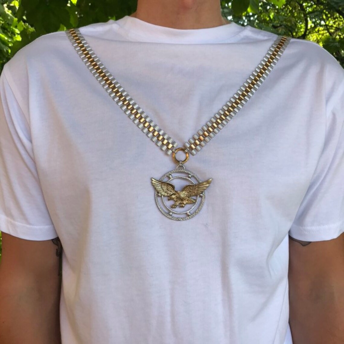 Eagle Chain of Office / Livery Collar - Two-tone, Medieval, Silver and ...