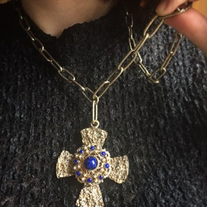 Chain of Office / Livery Collar Cross Necklace - Silver/light Gold ...