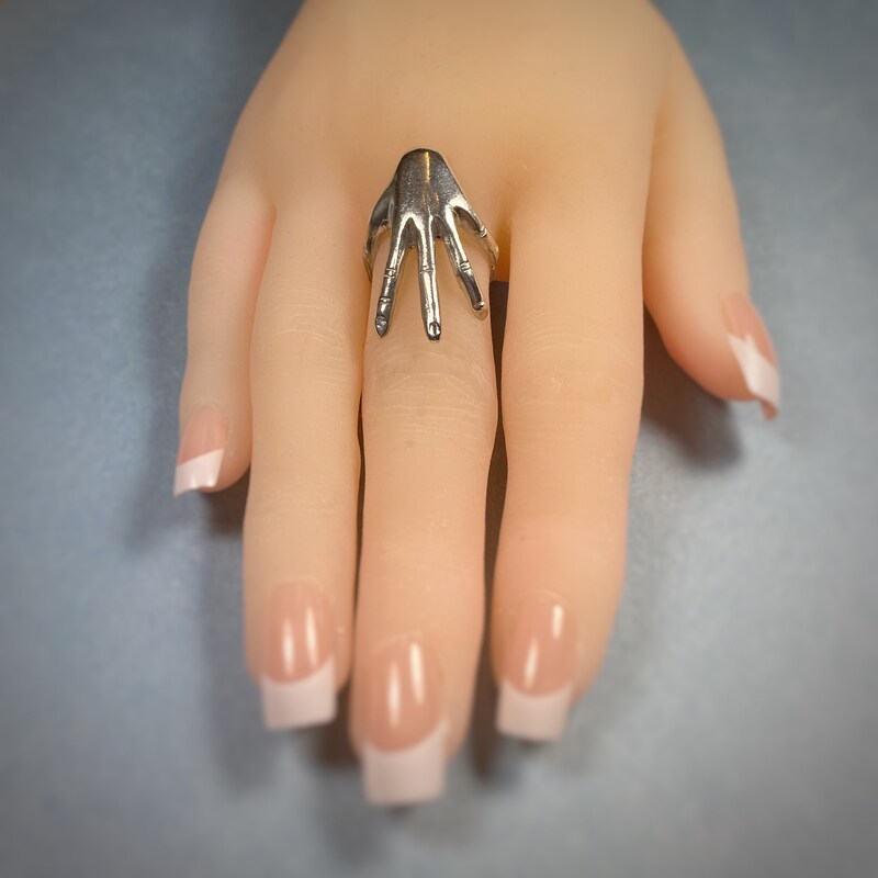 Hand Shaped Ring - Etsy