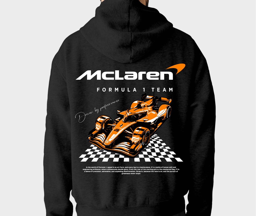 Mclaren F1 Hoodie 2024 Lando Norris Formula 1 Racing Apparel Mclaren ...
