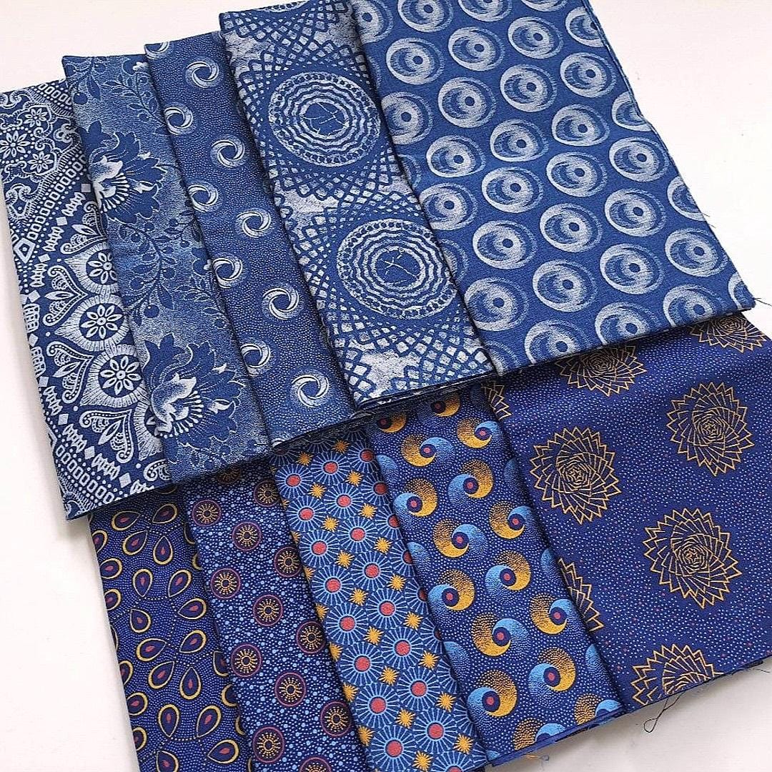 Shweshwe Traditional African Sotho of Basotho Fabric1 Meter - Etsy