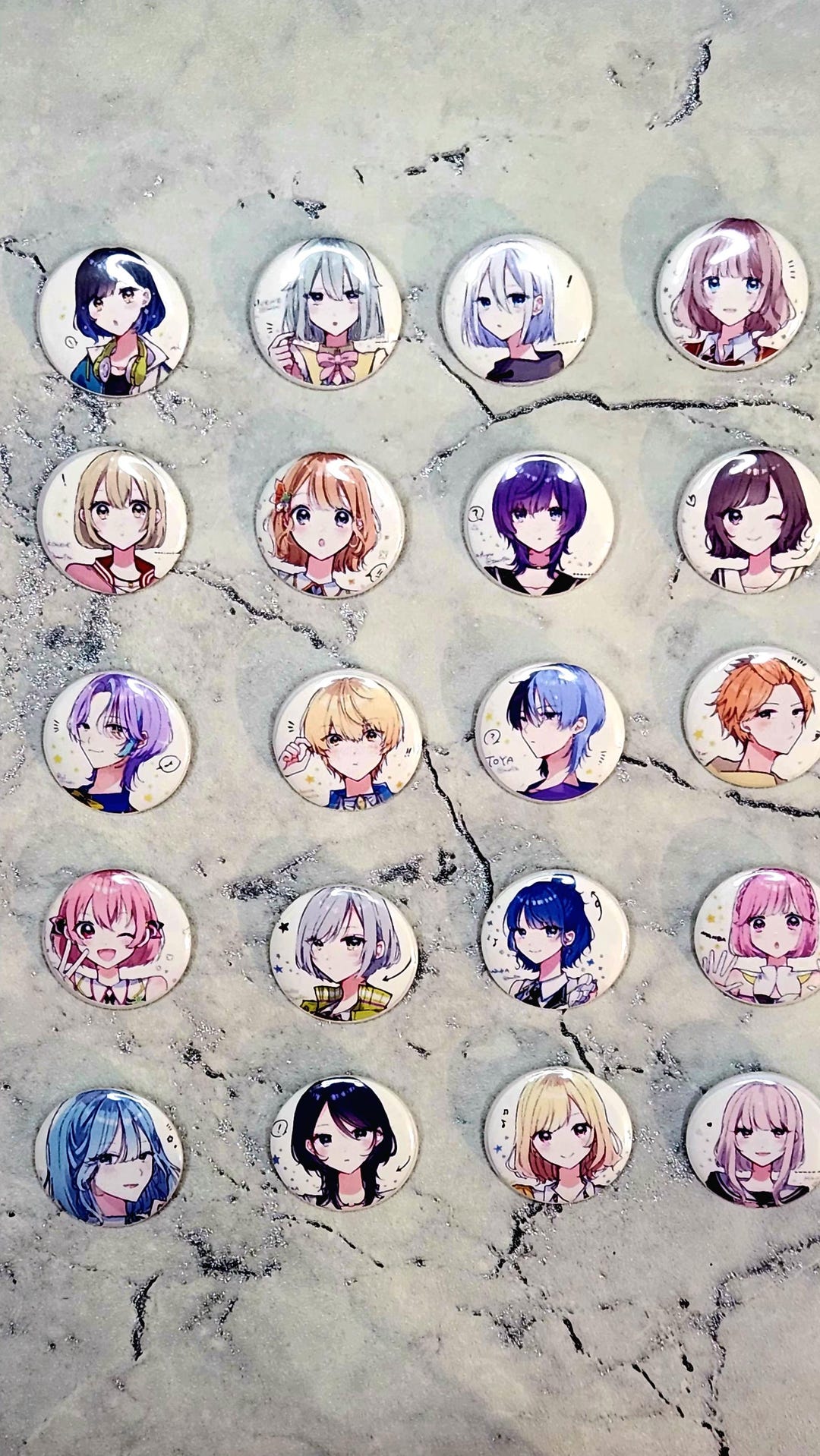 Project Sekai Pinback Buttons, Anime Character Badges (25mm) - Etsy UK