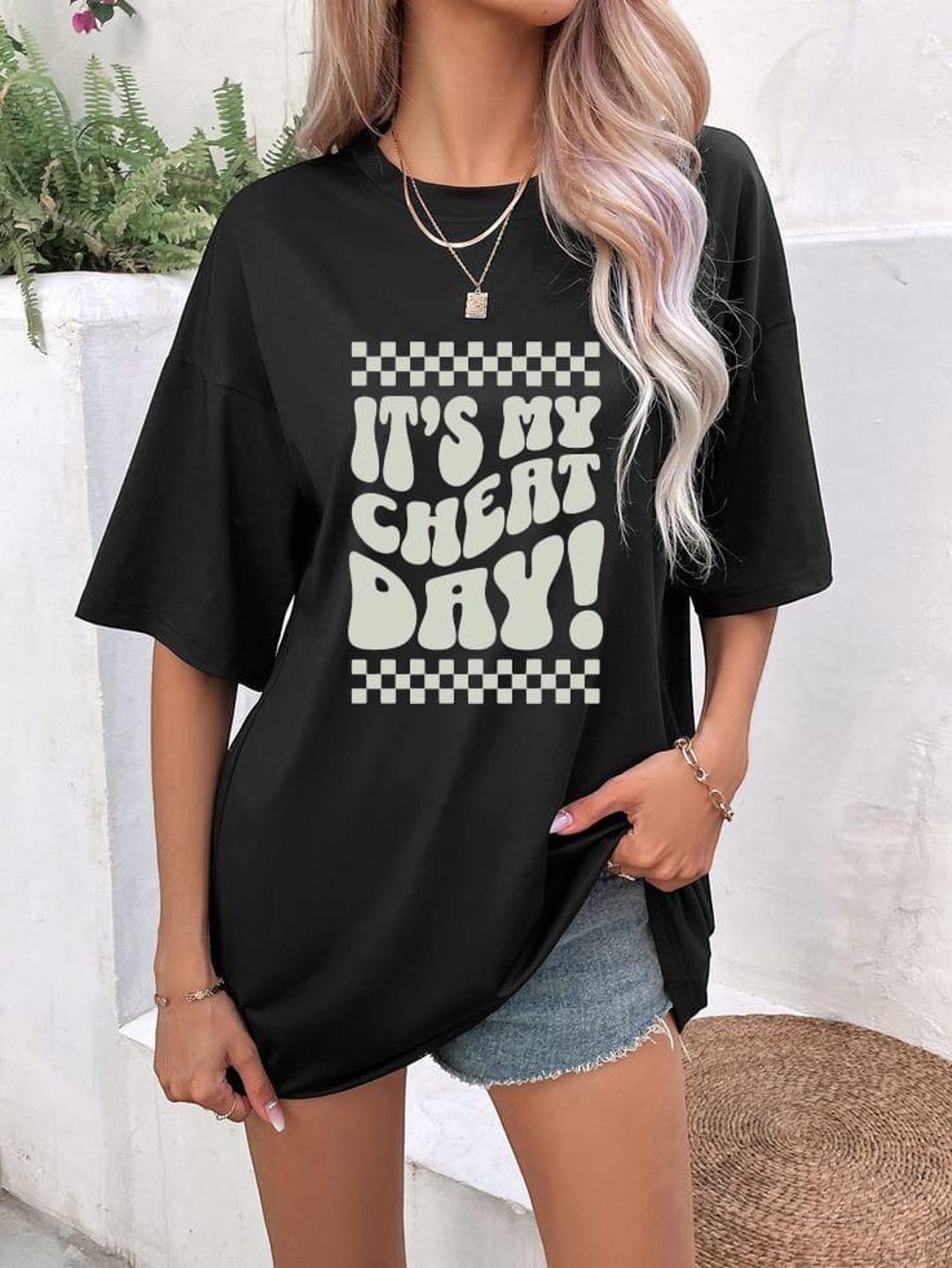 Retro Checkered Tshirt, Checkered Shirt, Cute Gift Shirt, Funny Tshirt ...