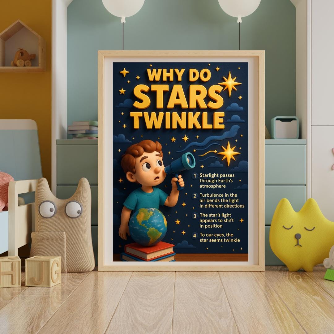 3D Kids Educational Poster | Why Do Some Animals Hibernate? | Wall Art ...