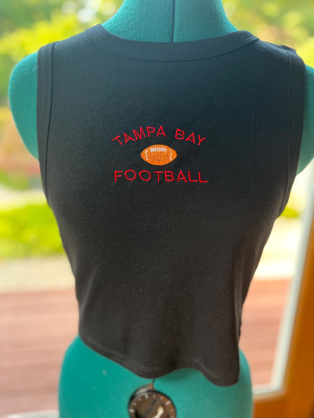 Tampa Bay Football Embroidered Tank, NFL Tanks - Etsy