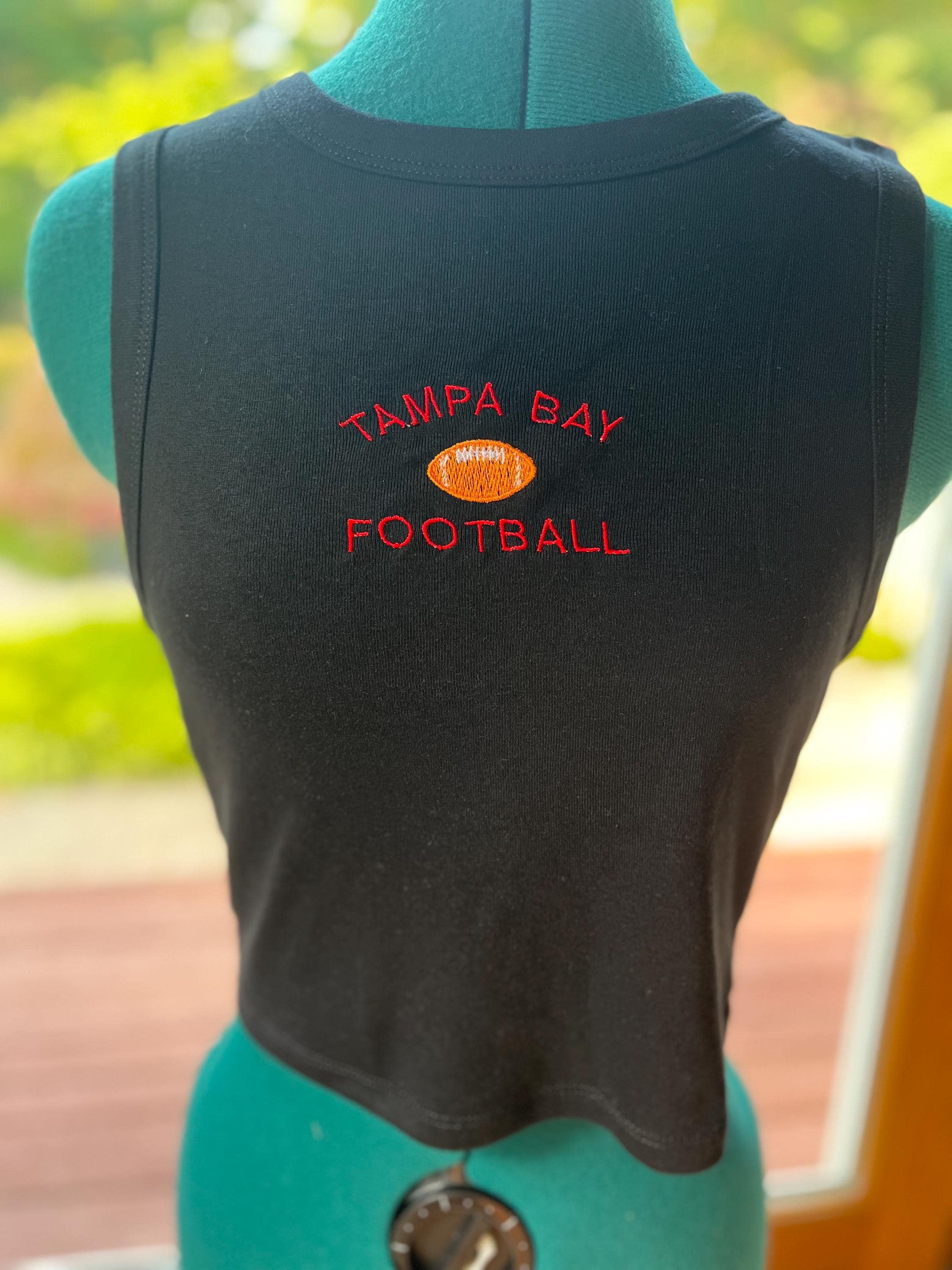 Tampa Bay Football Embroidered Tank, NFL Tanks - Etsy