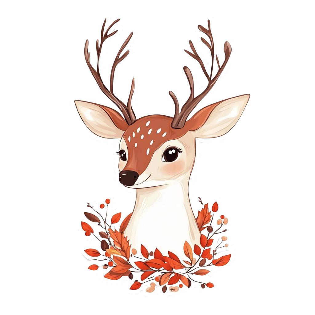 16-pack Cozy Autumn Animals Fall Stickers Cute and Warm Laminated ...