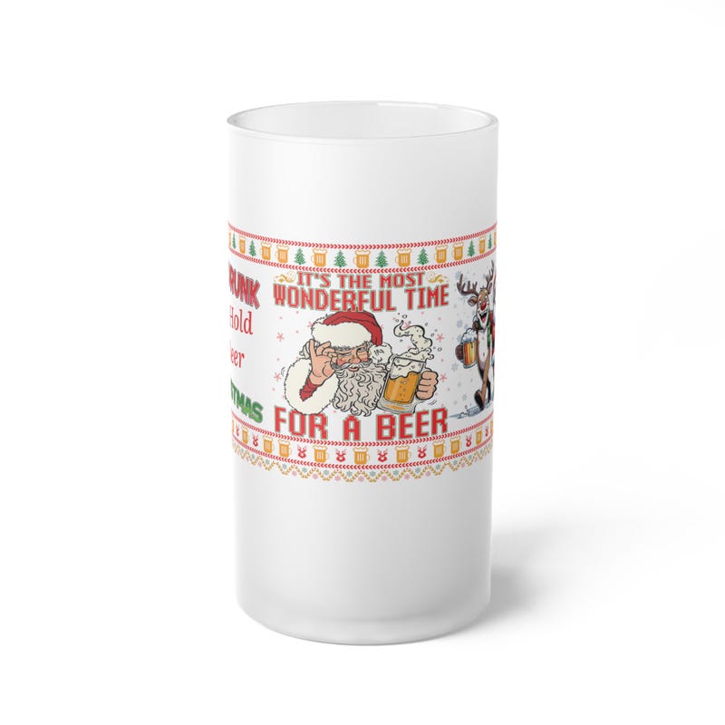 Christmas Beer Mug - Etsy