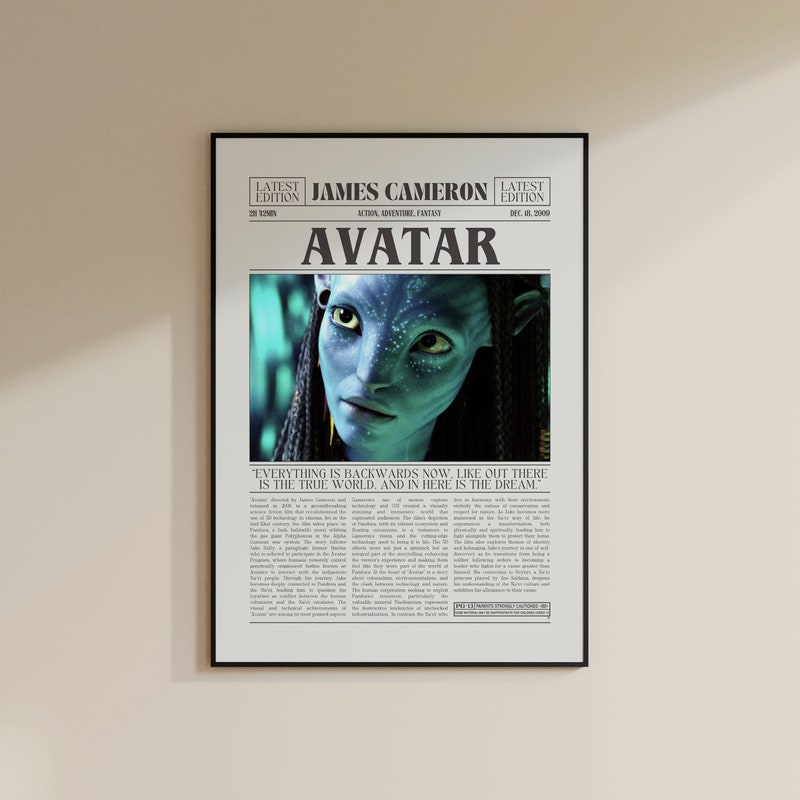 Avatar Poster - Etsy