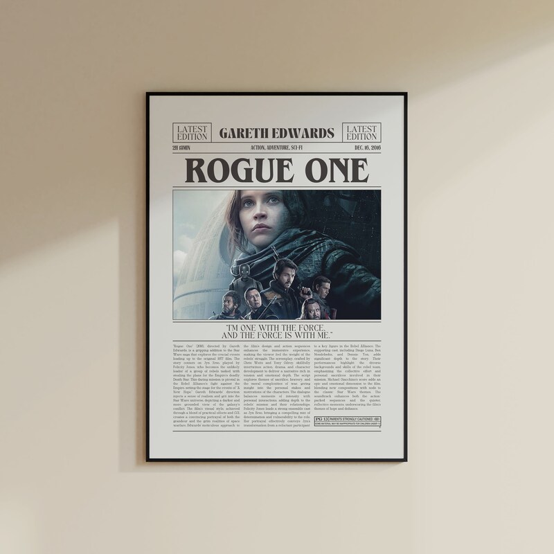 Rogue One Poster - Etsy