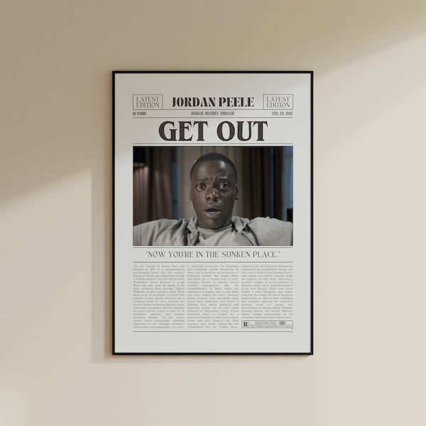 Get Out Movie Poster - Etsy