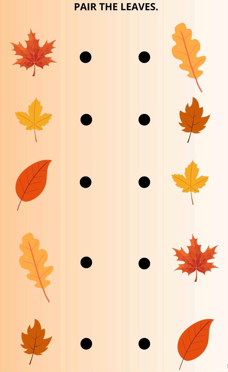 Fall Busy Book Printable Autumn Busy Binder, Toddler Fall Learning ...