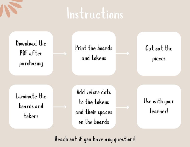 Printable Token Board | Kids Reward Chart | Therapy Materials - Etsy