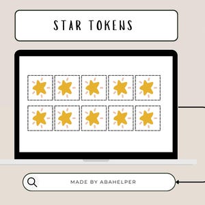 Printable Token Board | Kids Reward Chart | Therapy Materials - Etsy