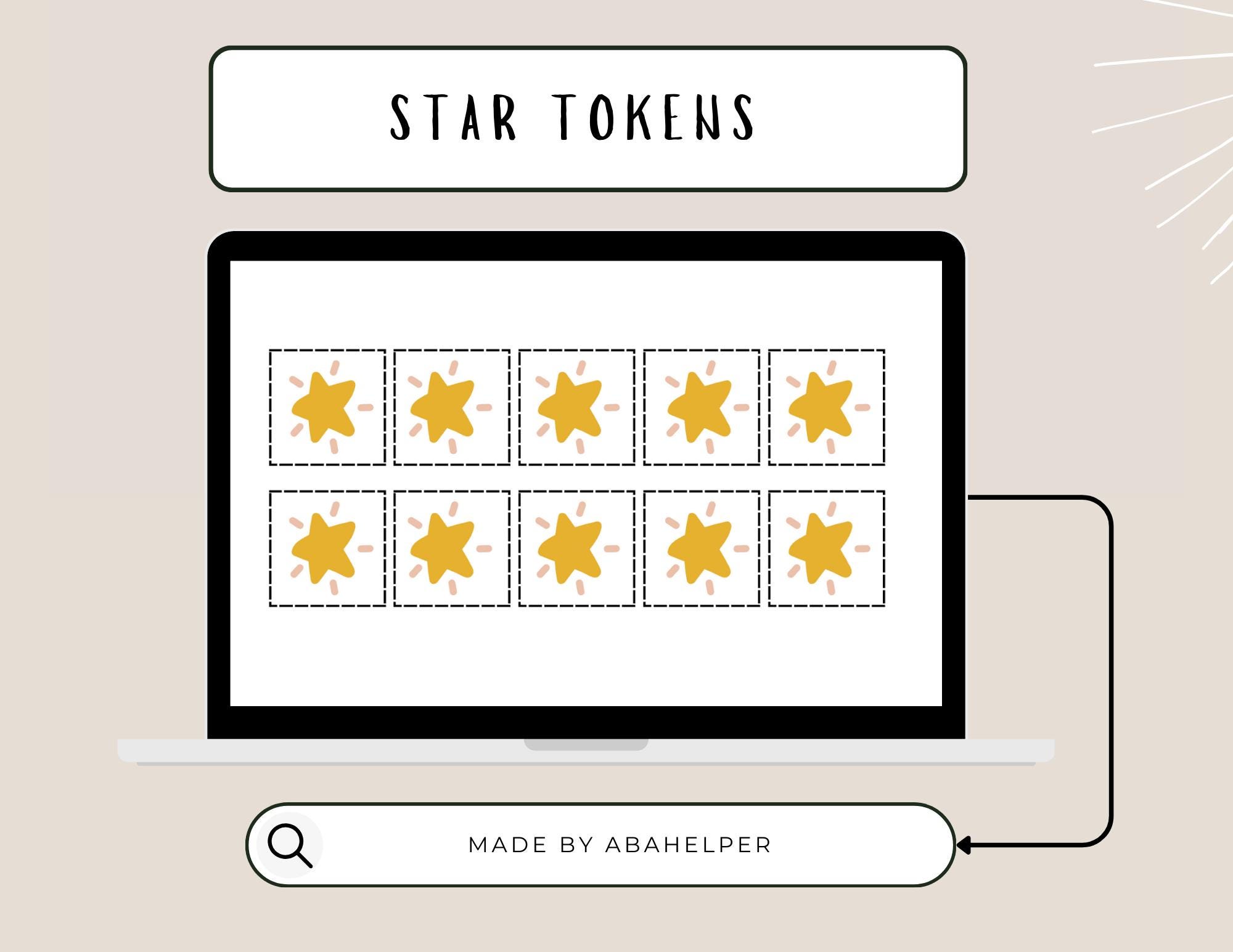 Printable Token Board | Kids Reward Chart | Therapy Materials - Etsy