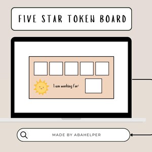 Printable Token Board | Kids Reward Chart | Therapy Materials - Etsy