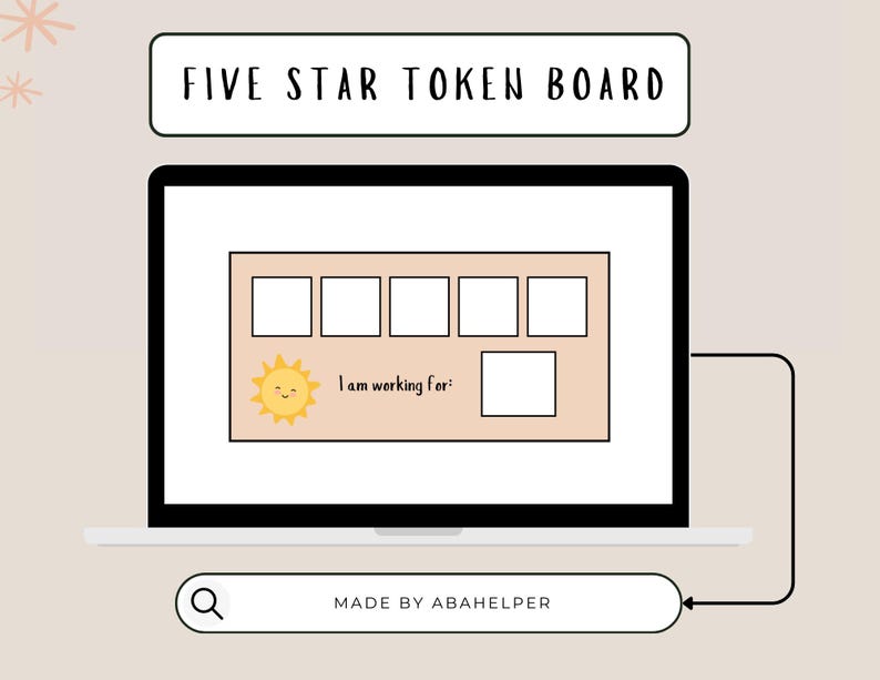 Printable Token Board | Kids Reward Chart | Therapy Materials - Etsy