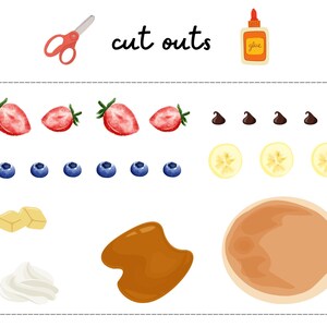 Printable Food Building Craft | Crafts for Kids - Etsy