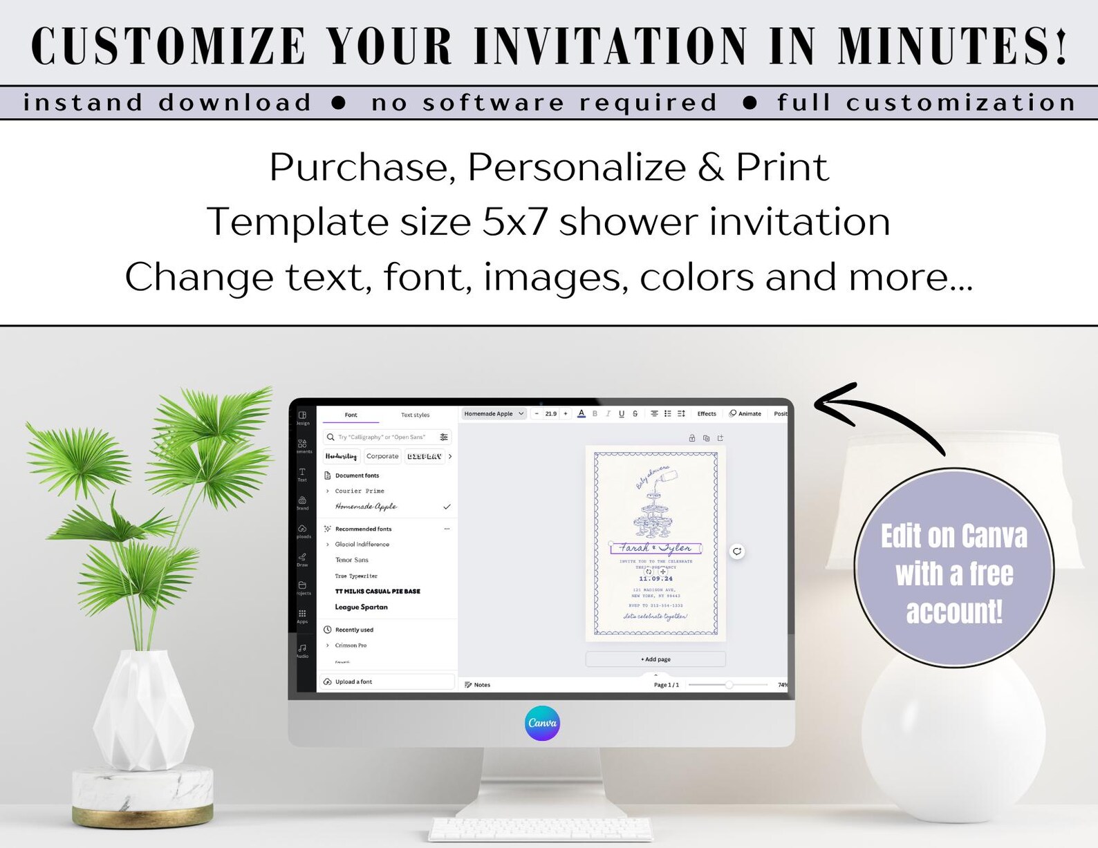 Dirty Thirty, Editable Birthday Invite, Adult Invitation, Trendy Invite ...