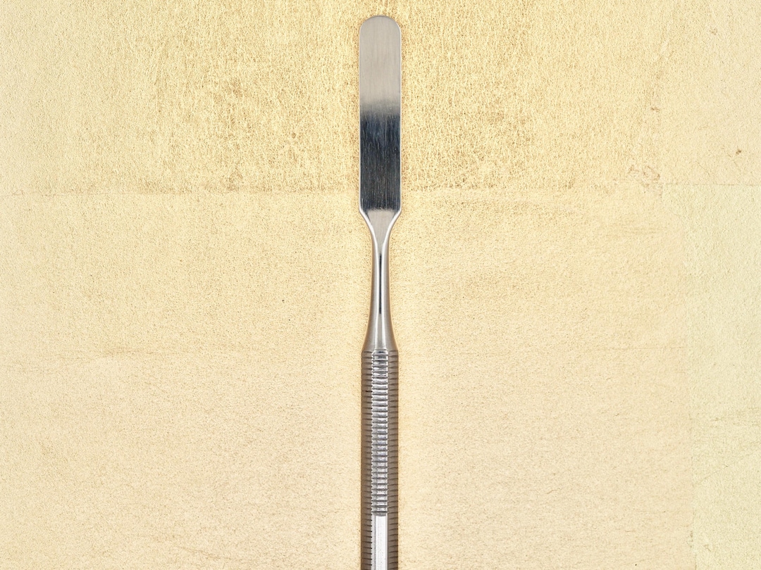 Traditional Japanese Kintsugi Supplies - Metal Spatula & Palette Mixing ...