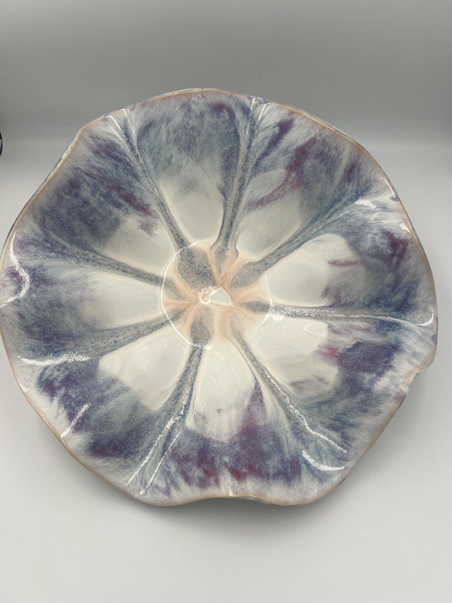 Artistic Wave Bowl - 10 Layers of Glaze for One of a Kind - Etsy