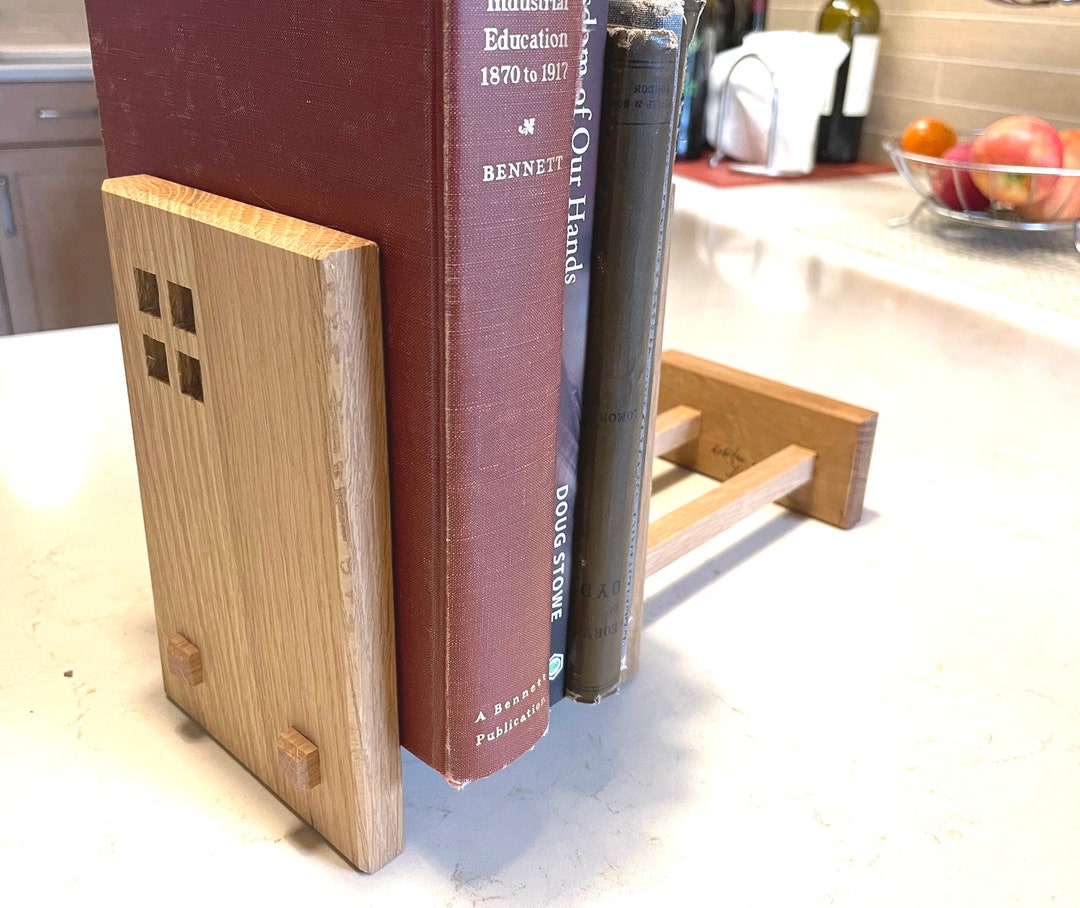 Stickley Style Sliding Book Rack. Holds 15 to 20 Books Conveniently at ...