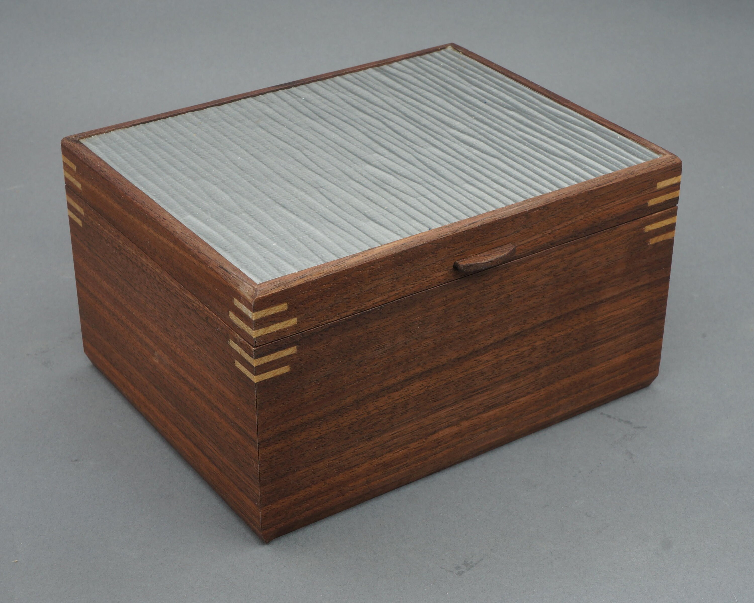 Aluminum Top Hardwood Box - Etsy