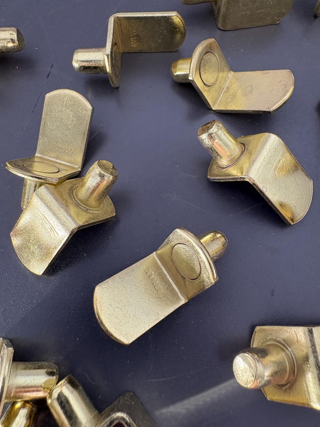 Brass Plated Steel Shelf Supports - Etsy