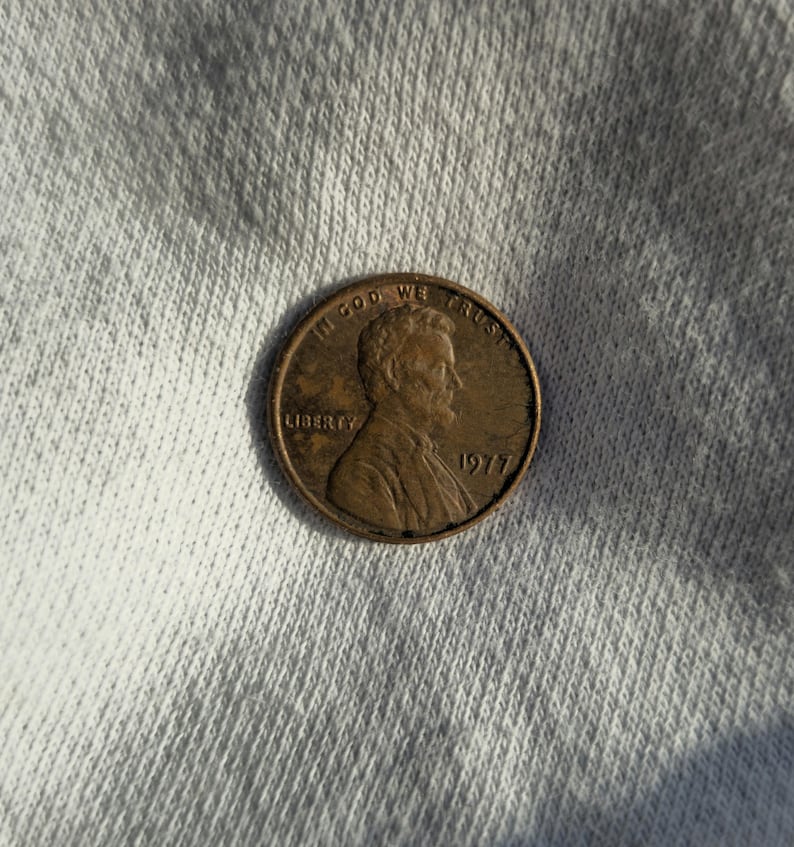1977 No Mint Mark Lincoln Penny - Etsy