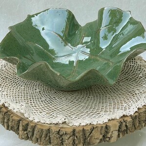 Ceramic Leaf Bowl 6 - Etsy