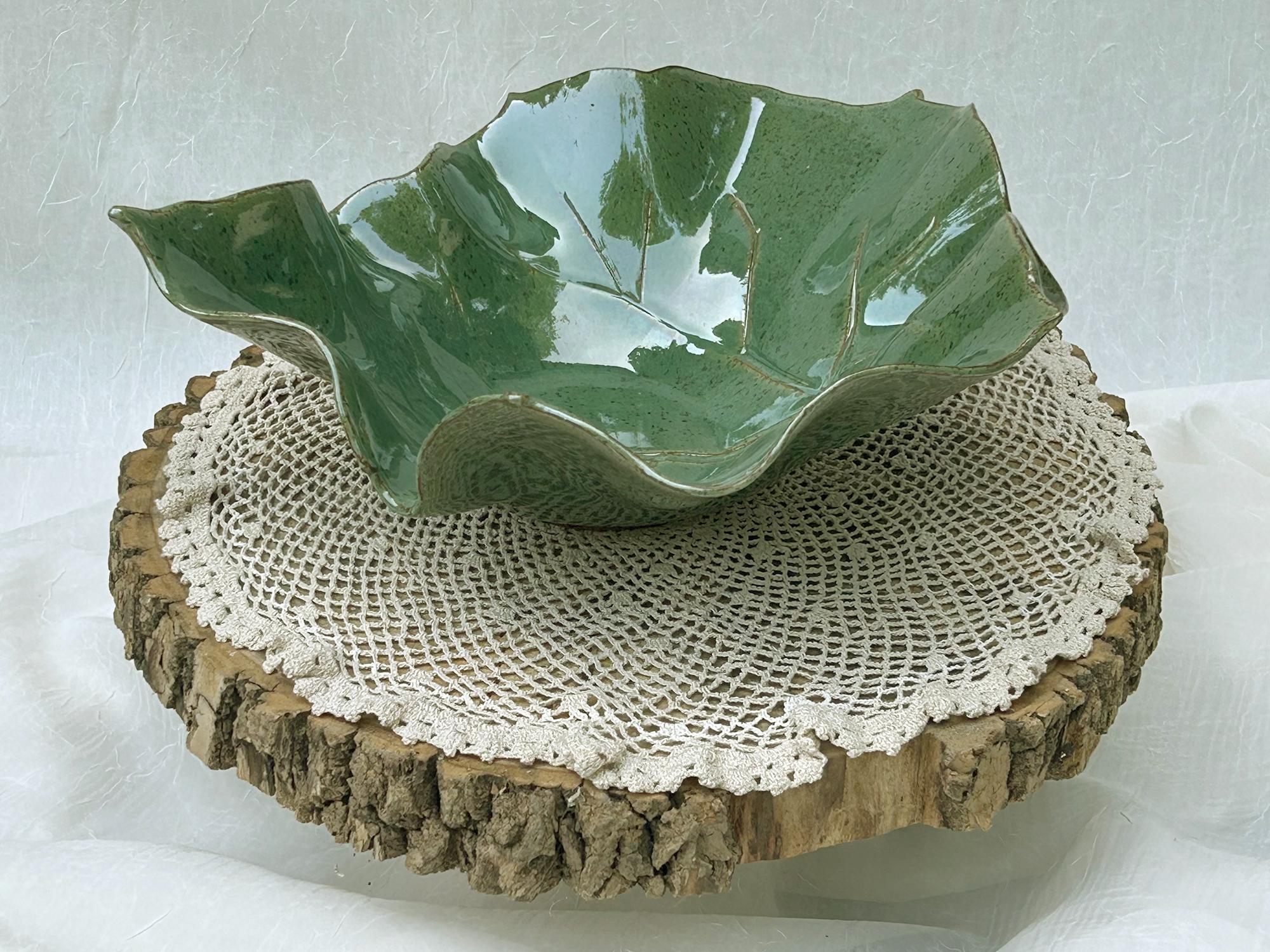 Ceramic Leaf Bowl 6 - Etsy