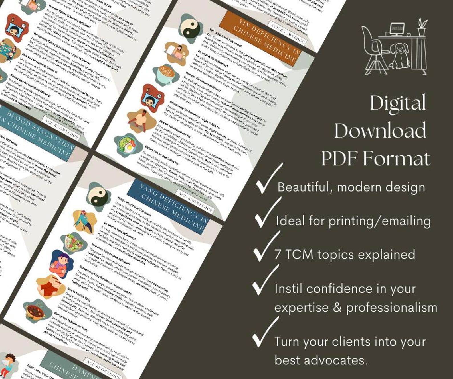 TCM Infographics: a Set of Seven Beautiful & Clearly Written ...