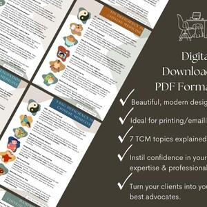 TCM Infographics: a Set of Seven Beautiful & Clearly Written ...