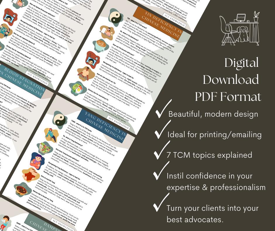 TCM Infographics: a Set of Seven Beautiful & Clearly Written ...