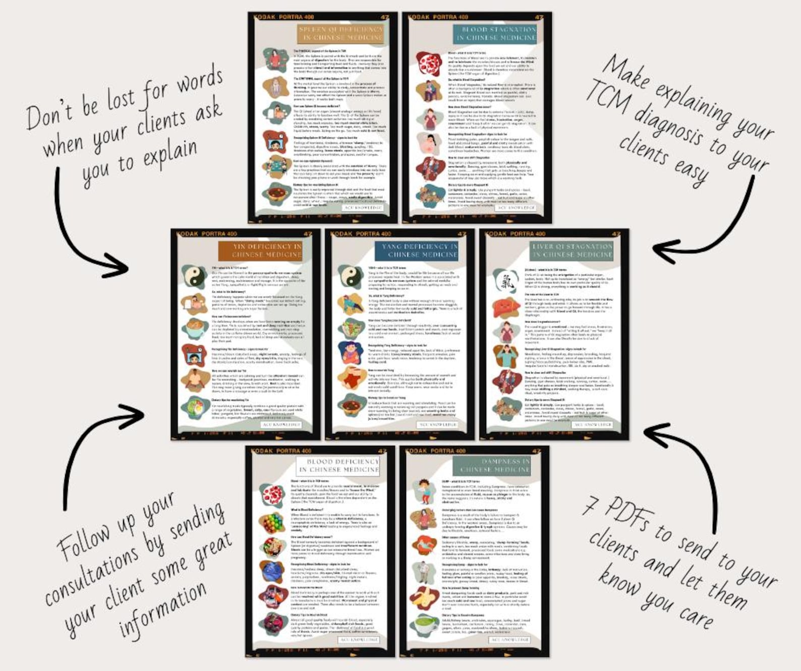 TCM Infographics: a Set of Seven Beautiful & Clearly Written ...