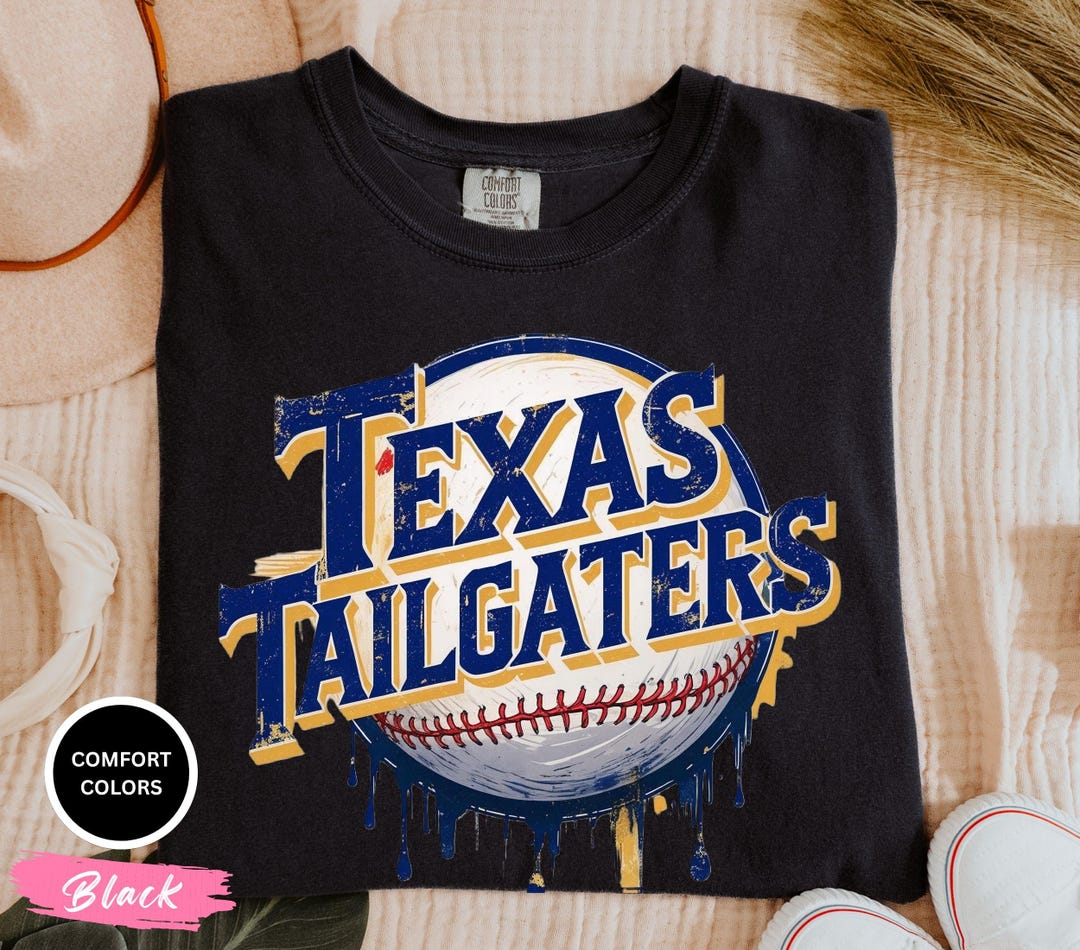 Texas Tailgaters Game Day Shirt, Vintage Baseball Tee for Fans, Comfort ...