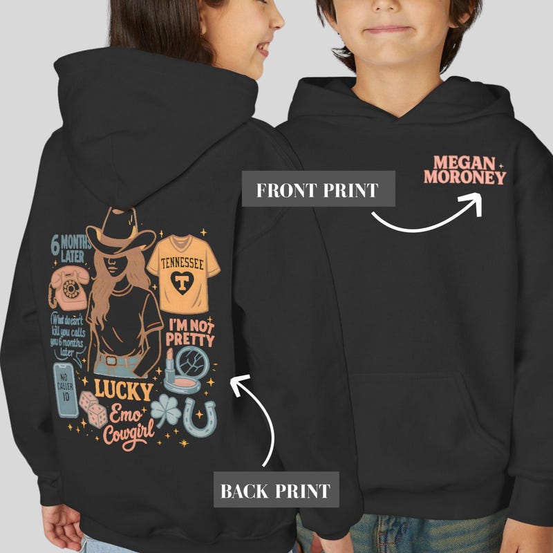 Emo Hoodie Kids - Etsy