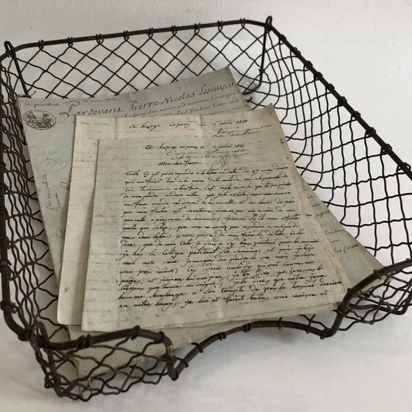 Wire File Basket - Etsy