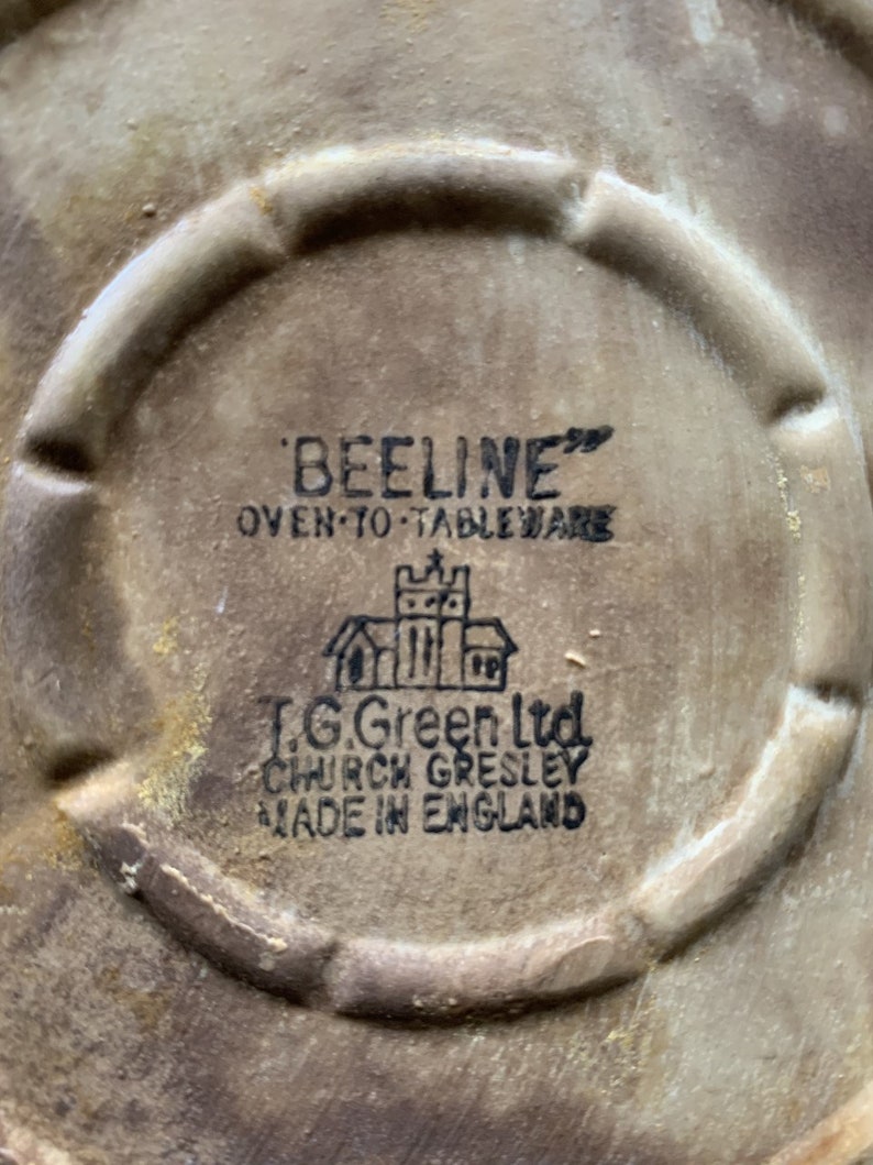 Vintage T.G. Green Ltd BEELINE Brand Individual Round - Etsy