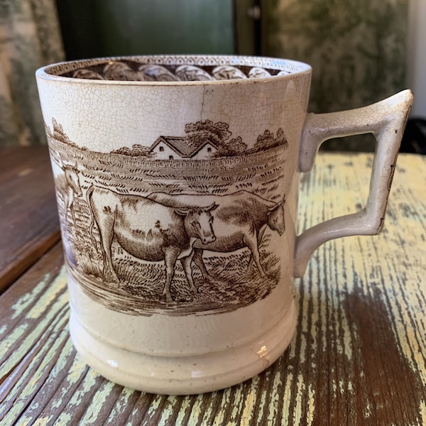 Antique Mug - Etsy