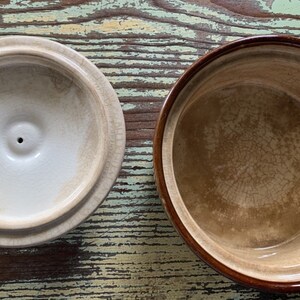 Vintage T.G. Green Ltd BEELINE Brand Individual Round Stoneware Crock ...